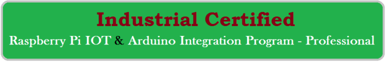Raspberry Pi with Arduino Training - Professional - Embedded ...