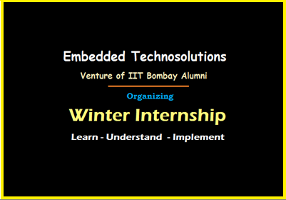 Summer Internship - Embedded Technosolutions